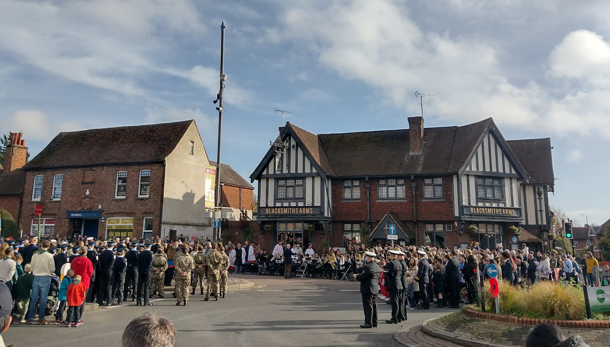 St Albans City and Salvation Army Bands play at St Albans Remembrance ...